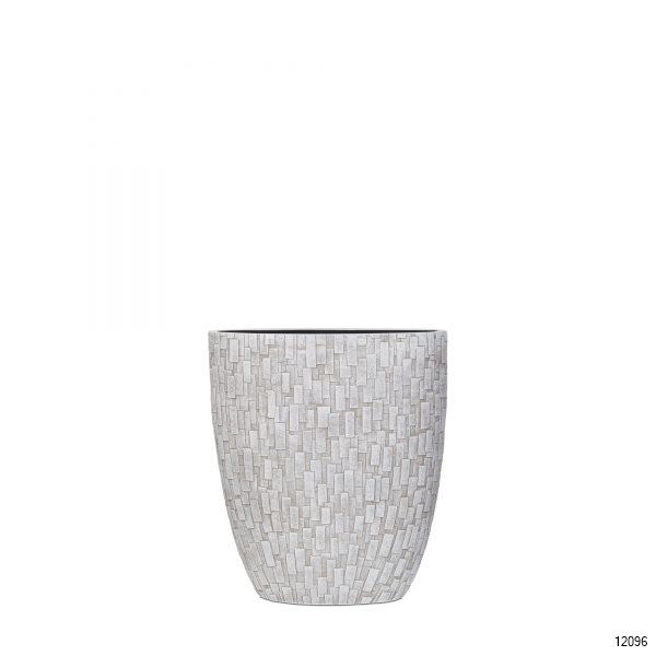 CAPI OVAL PLANTER STONE - IVORY - Veligaa Hardware